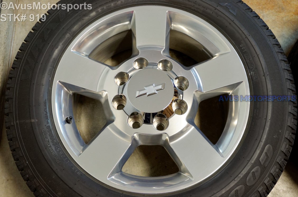 2016 CHEVY SILVERADO LTZ 2500 3500 20" OEM POLISHED FACTORY WHEELS GMC Sierra | eBay