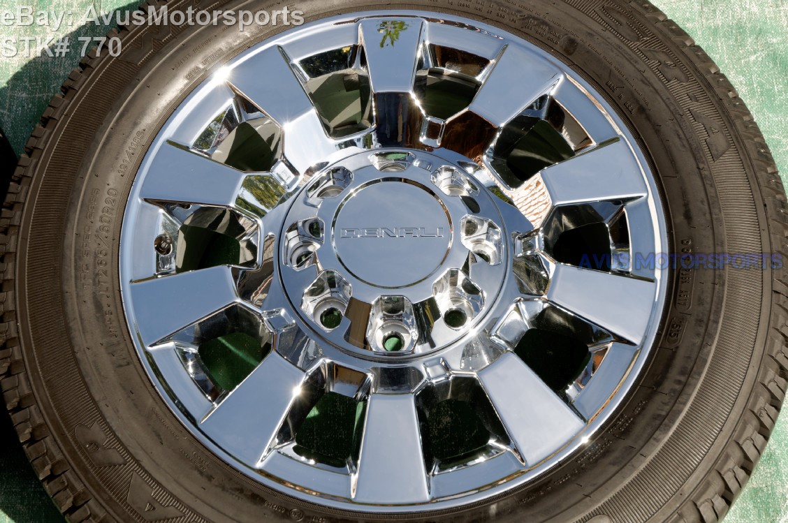 2015 GMC Sierra DENALI 2500 3500 20" OEM CHROME FACTORY WHEELS CHEVY SILVERADO | eBay