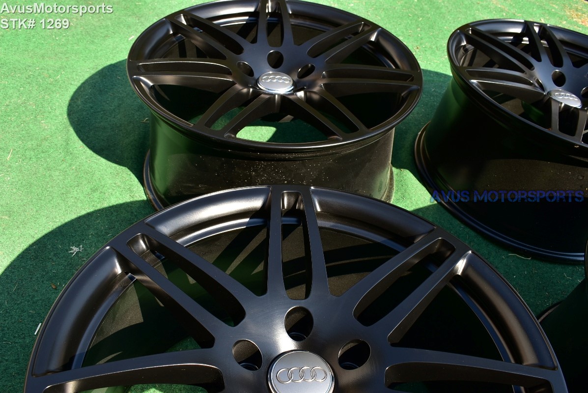 21" Audi Q7 S-Line OEM Wheels Black