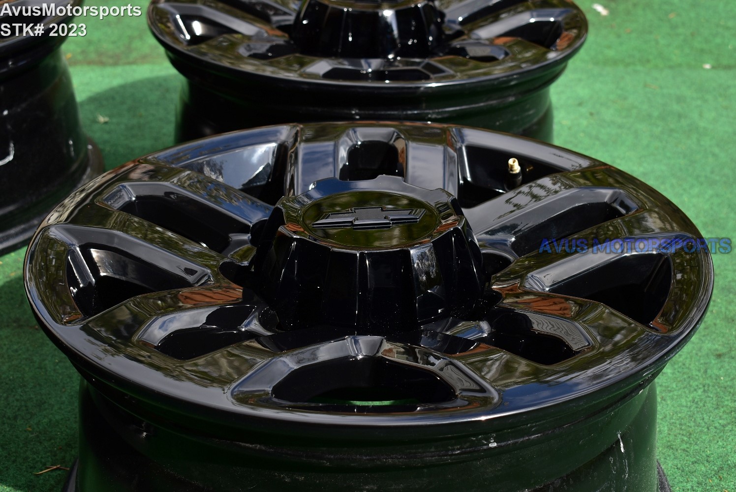 18" Chevy Silverado Midnight ED GMC Sierra 2500 3500 OEM WHEELS Black ...