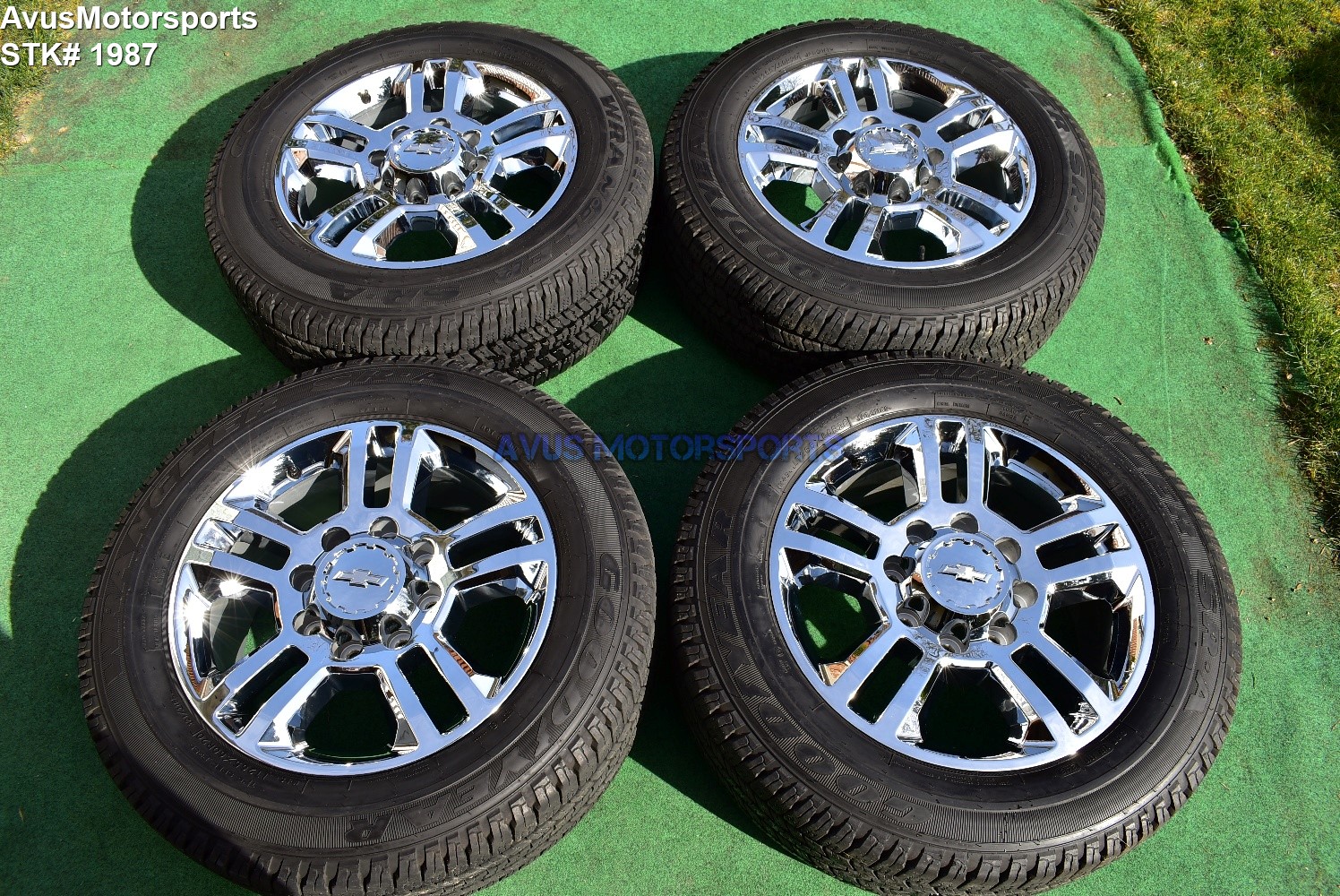 20" Chevy Silverado High Country GMC Sierra 2500 3500 OEM WHEELS TIRES chrome