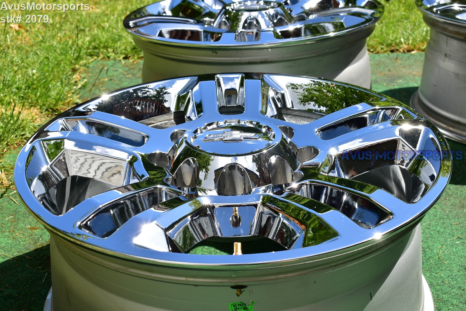 20" CHEVY SILVERADO High Country 2500 3500 OEM Chrome FACTORY WHEELS ...