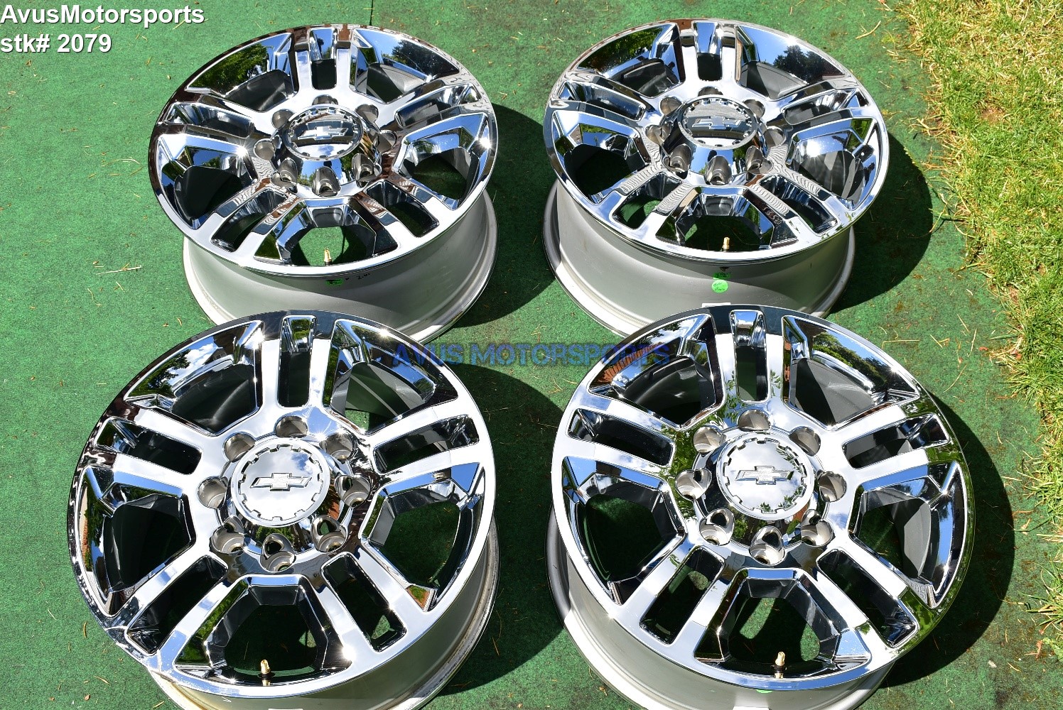 20" CHEVY SILVERADO High Country 2500 3500 OEM Chrome FACTORY WHEELS GMC Sierra