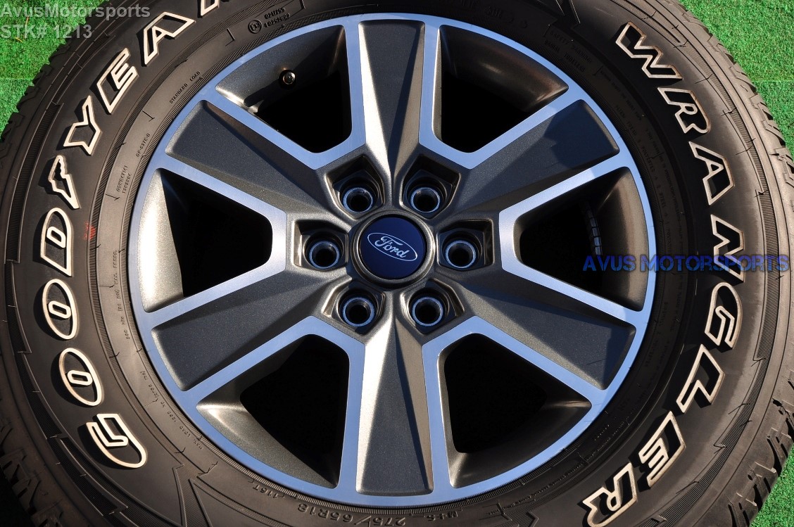 18" Ford F150 OEM Wheels Factory Lariat FX4 Sport Goodyear 275/65r18 ...