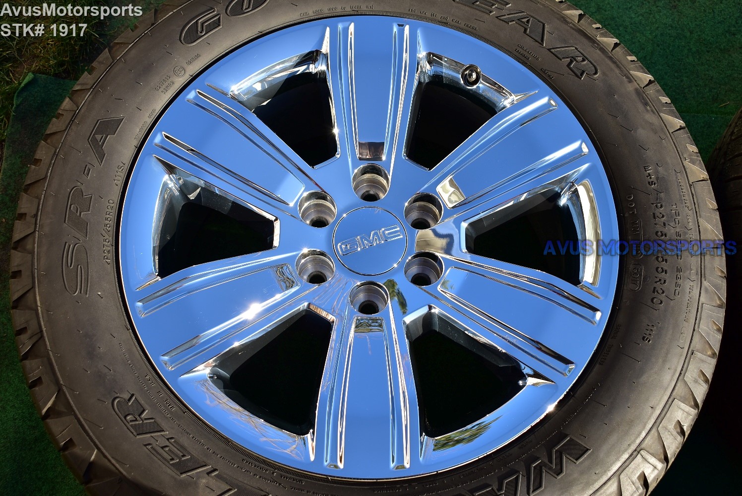20" GMC Sierra1500 OEM FACTORY Chrome WHEELS YUKON Chevrolet Silverado ...