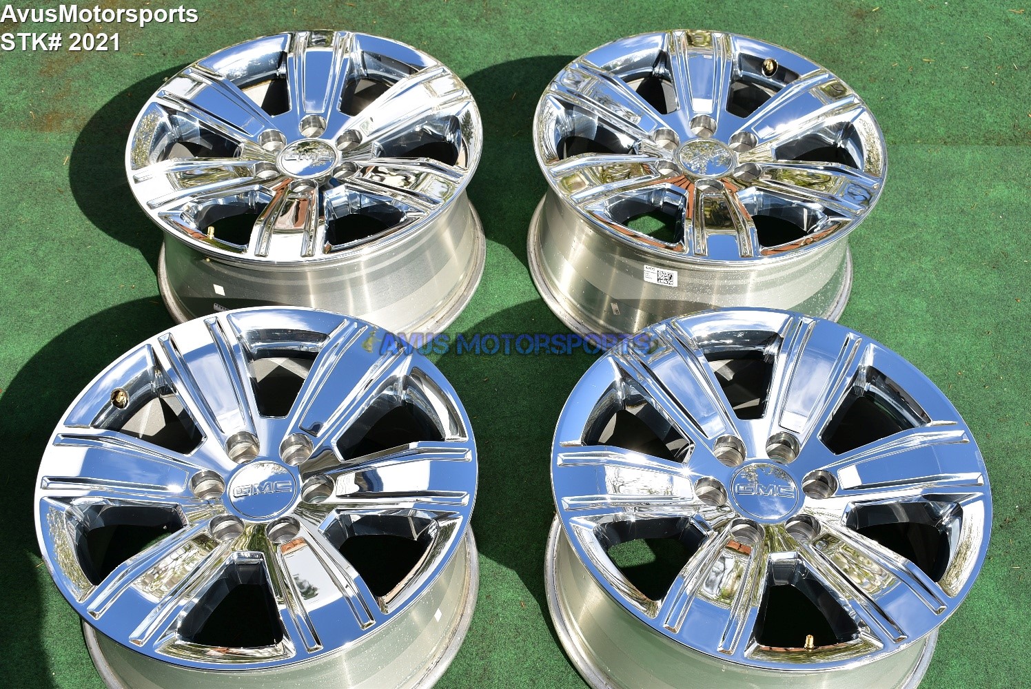 20" GMC Sierra OEM FACTORY Chrome Clad WHEELS Yukon TAHOE SILVERADO ...