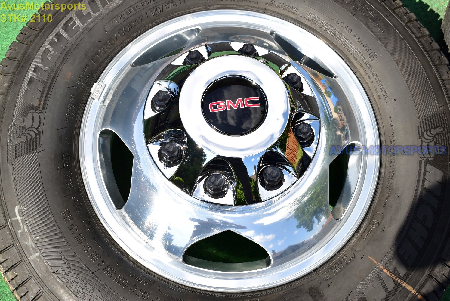 17" GMC Sierra Denali 3500 OEM Dually Alloy WHEELS TIRE Chevy Silverado ...
