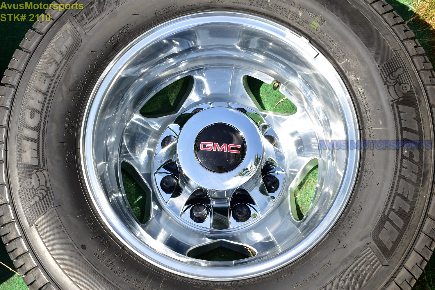 17" GMC Sierra Denali 3500 OEM Dually Alloy WHEELS TIRE Chevy Silverado ...