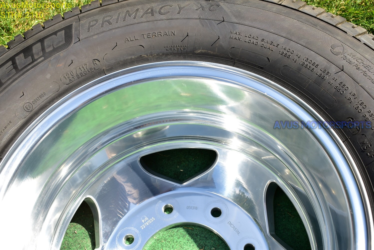17" GMC Sierra Denali 3500 OEM Dually Alloy WHEELS TIRE Chevy Silverado ...