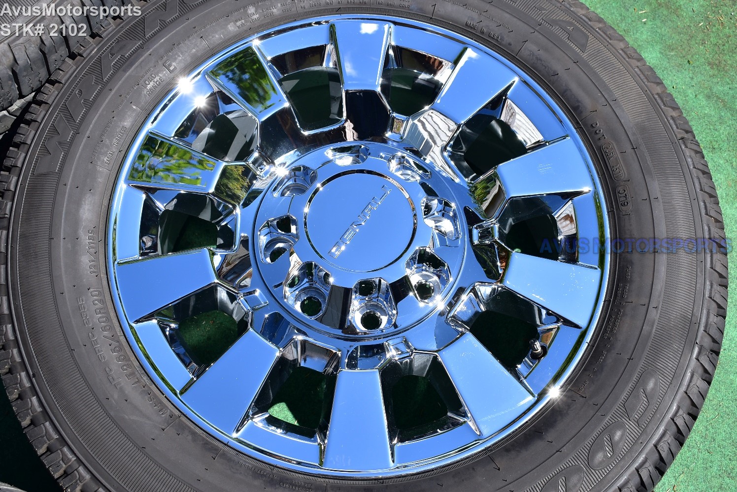 20" GMC Sierra DENALI 2500 3500 OEM CHROME FACTORY WHEELS CHEVY ...