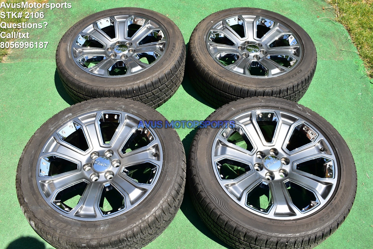 22" GMC Yukon Denali OEM FACTORY WHEELS TIRES Sierra TAHOE SILVERADO 1500