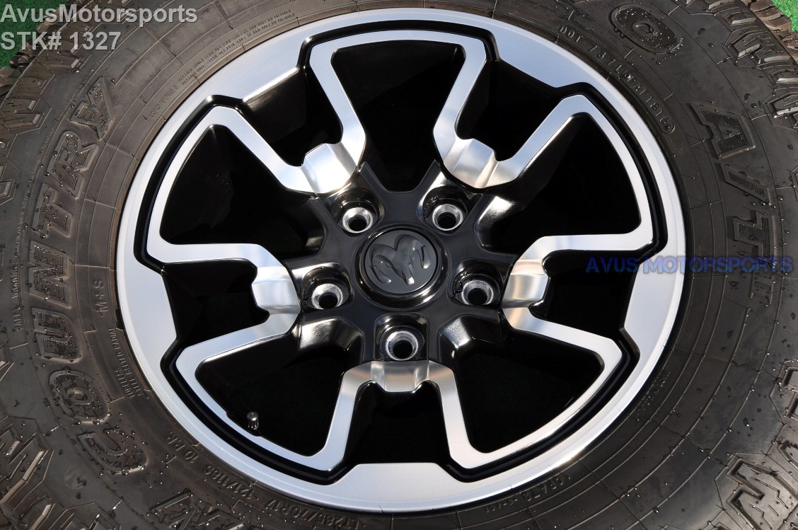 2017 Dodge Ram Rebel OEM Factory 17" Wheels 1500 Toyo LT285/70R17 A/T ...