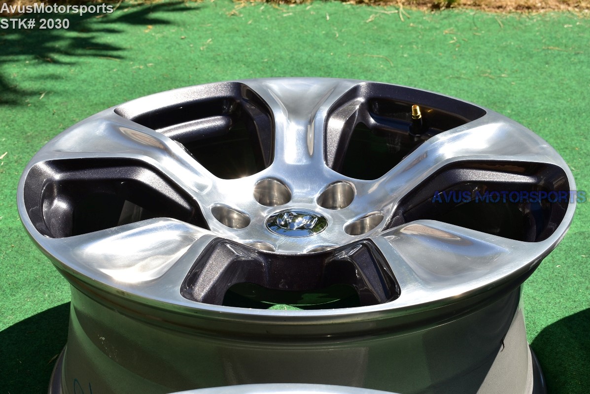 20" Dodge Ram Laramie OEM Factory Polished Wheels 1500 Genuine 2019