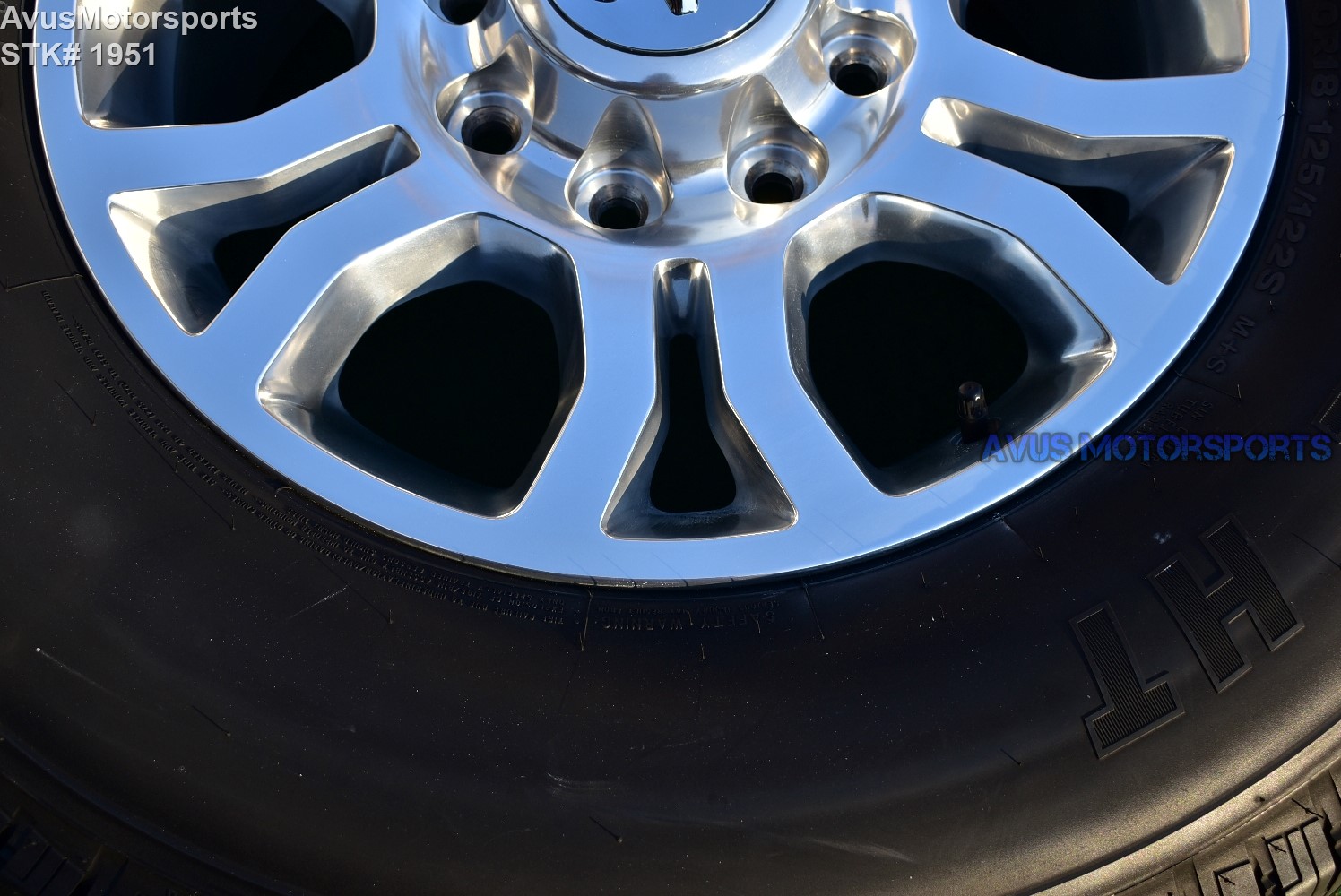 20" Dodge Ram Laramie OEM Factory Polished Wheels Tires 2500 3500 2017 2018