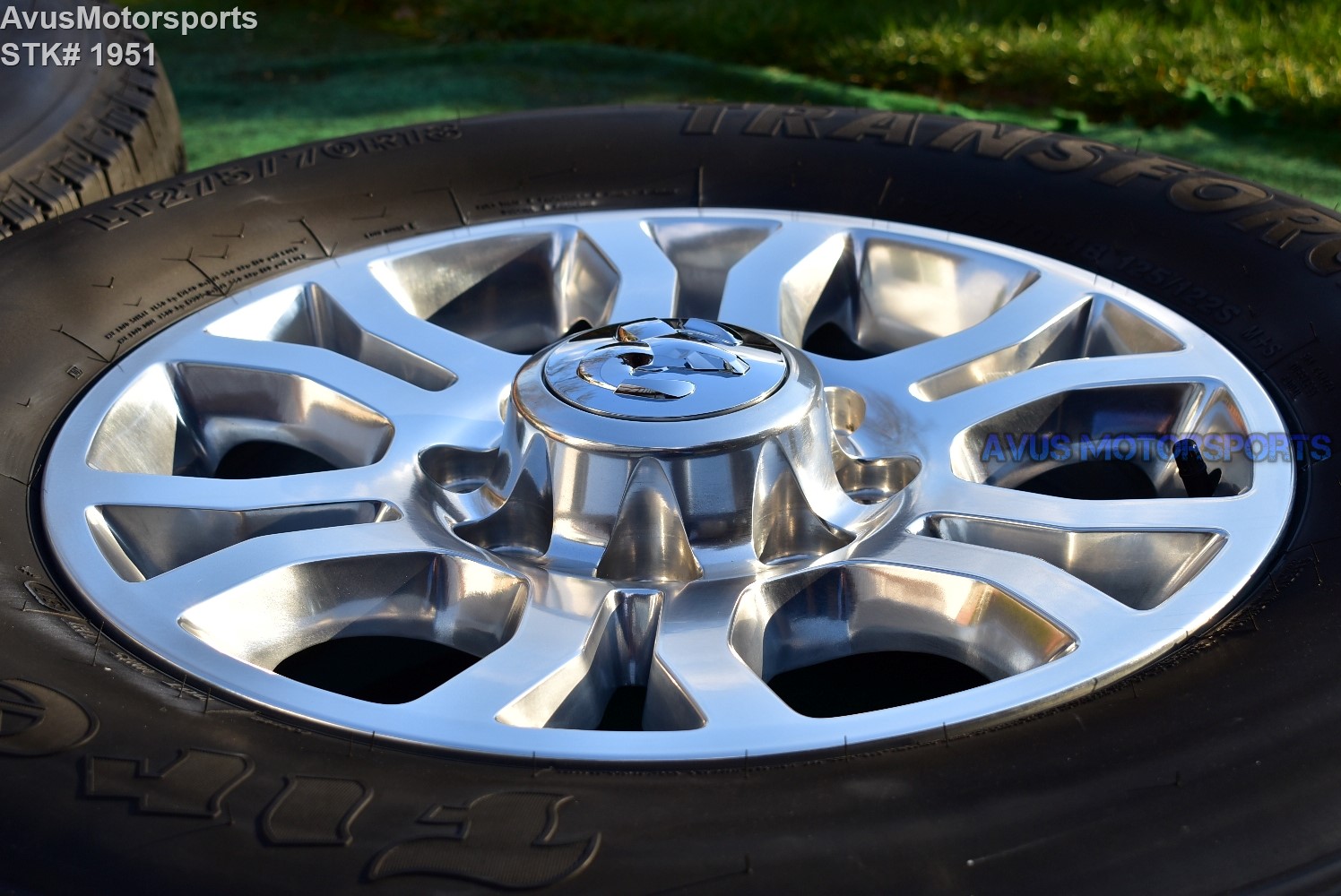 20" Dodge Ram Laramie OEM Factory Polished Wheels Tires 2500 3500 2017 2018