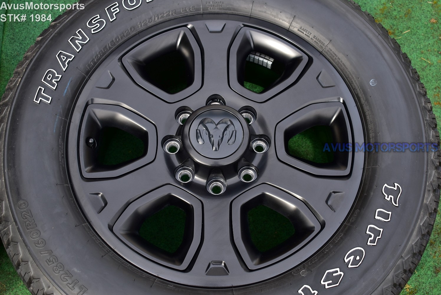20" Dodge Ram Night Edition OEM Factory Black Wheels Tires 2500 3500 ...