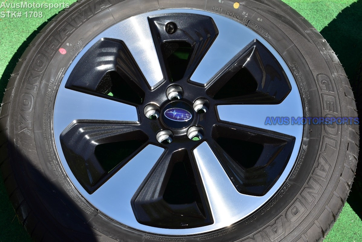 2018 Subaru Forester OEM 17" Factory Wheels P225/60R17 Tires Outback + TPMS