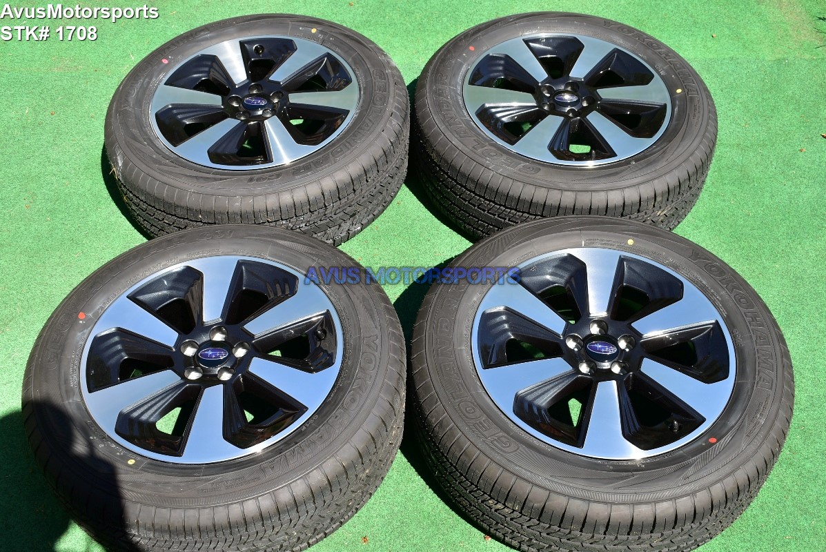 2018 Subaru Forester OEM 17" Factory Wheels P225/60R17 Tires Outback + TPMS