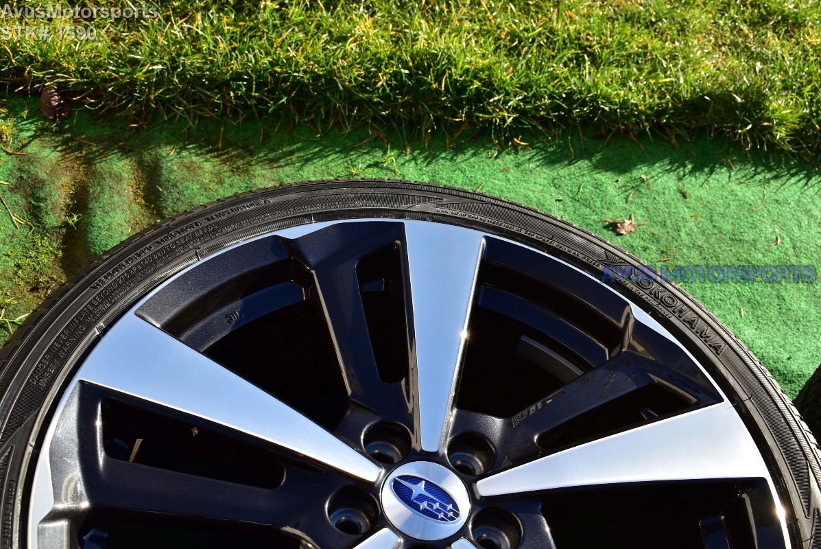 18" Subaru Impreza Sport 18" OEM Factory Wheels & Tires p225/40r18 2017 ...