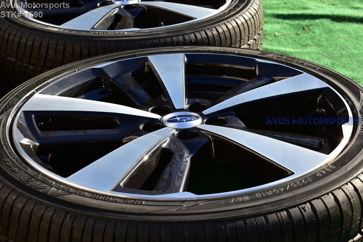18" Subaru Impreza Sport 18" OEM Factory Wheels & Tires p225/40r18 2017 ...