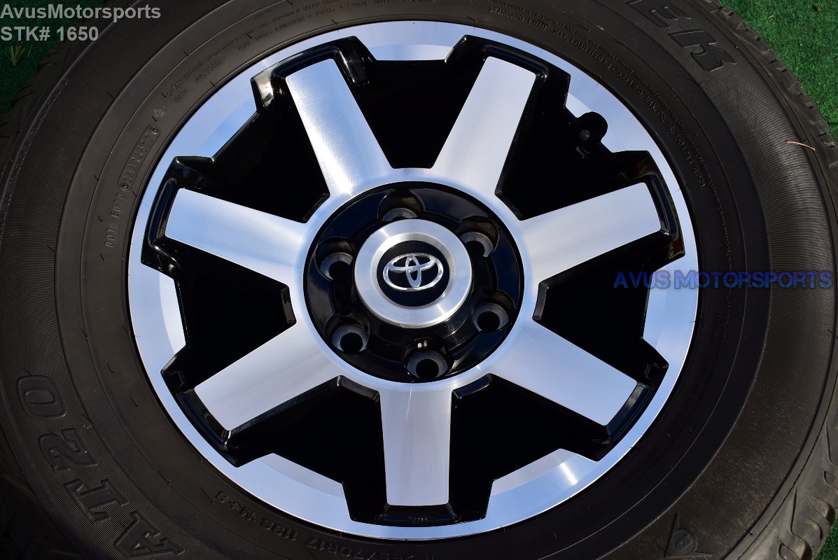 17" TOYOTA 4RUNNER OEM FACTORY TRD WHEELS FJ Land Cruiser Tacoma Tundra ...