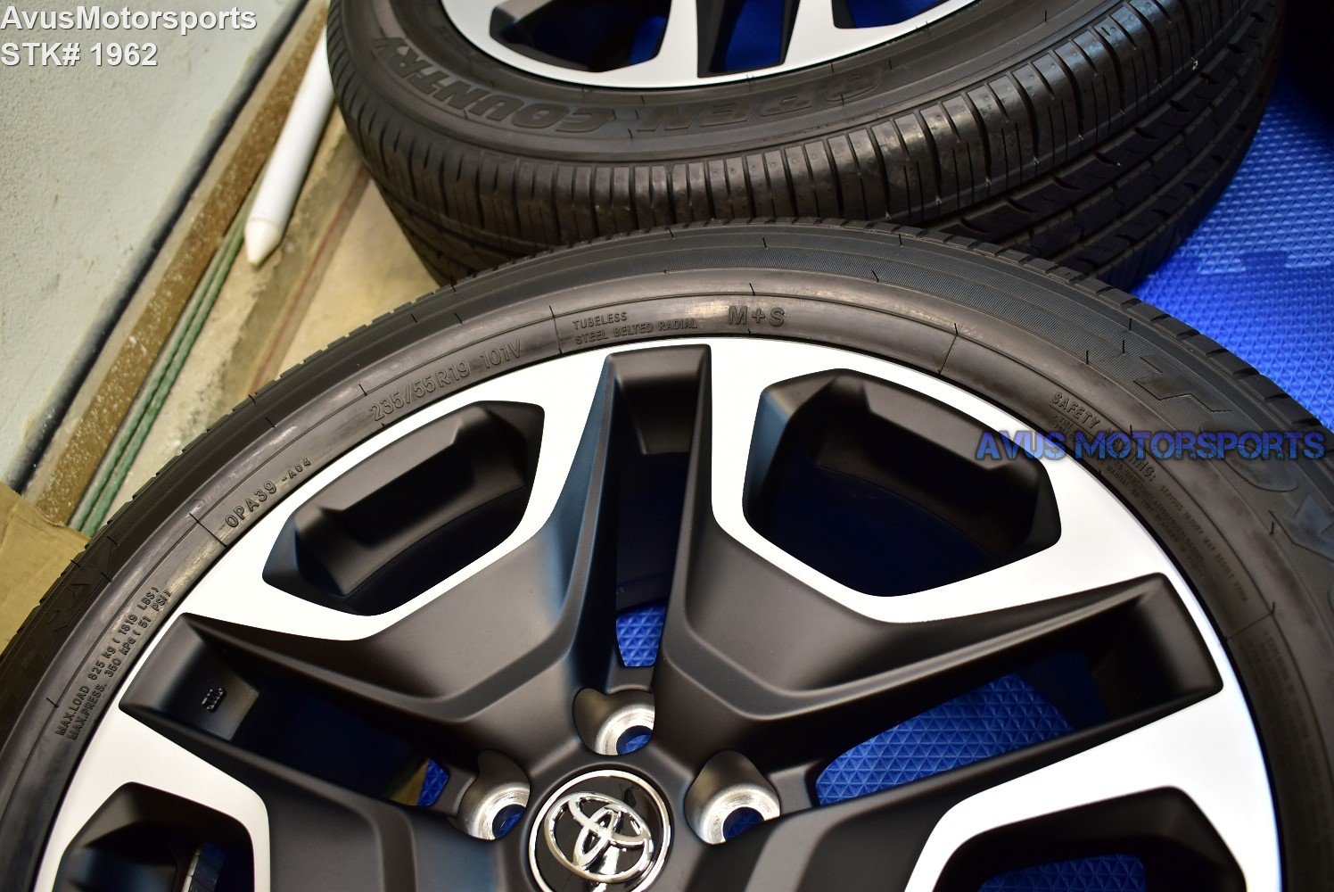 19" Toyota Rav4 Adventure OEM Factory Black Wheels & Tires 235/55r18 ...