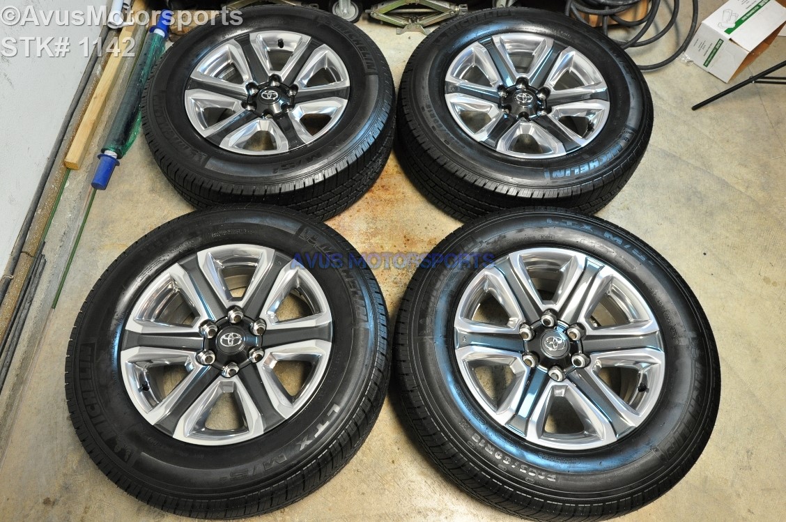 18" TOYOTA TACOMA Limited OEM FACTORY WHEELS 2016 Land Cruiser 4runner ...
