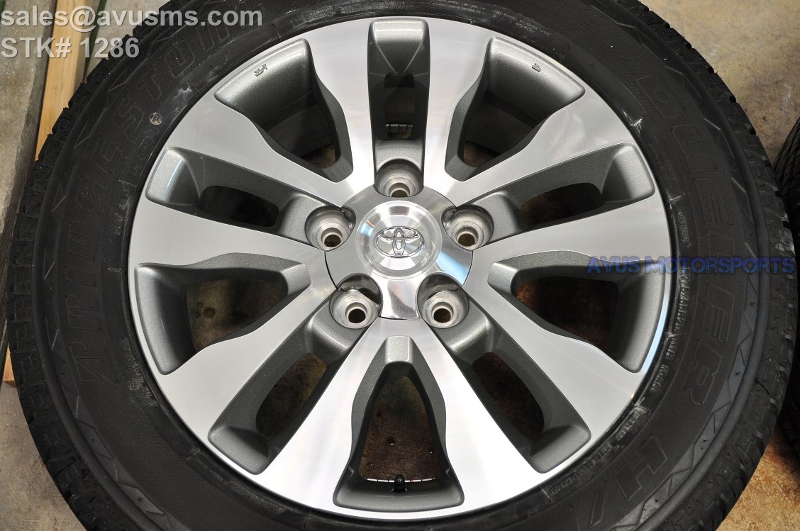 2017 Toyota Tundra Limited 20" OEM Wheels Tires Sequoia Land Cruiser Lx570