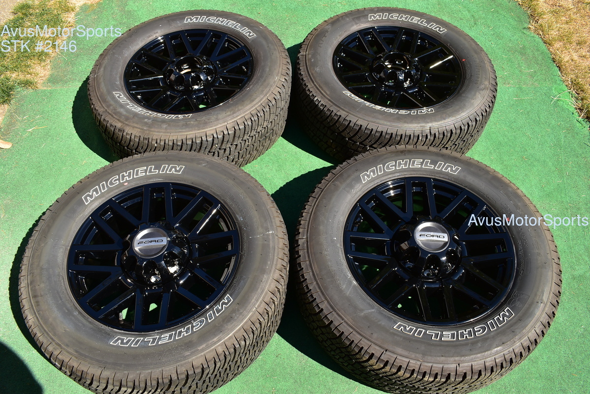 20" Ford F350 Super Duty Lariat OEM Factory Sport Package black Wheels ...