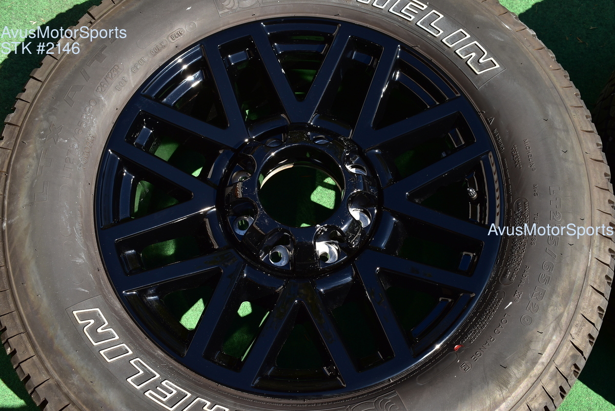 20" Ford F350 Super Duty Lariat OEM Factory Sport Package black Wheels ...