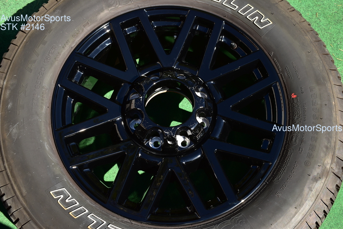 20" Ford F350 Super Duty Lariat OEM Factory Sport Package black Wheels ...