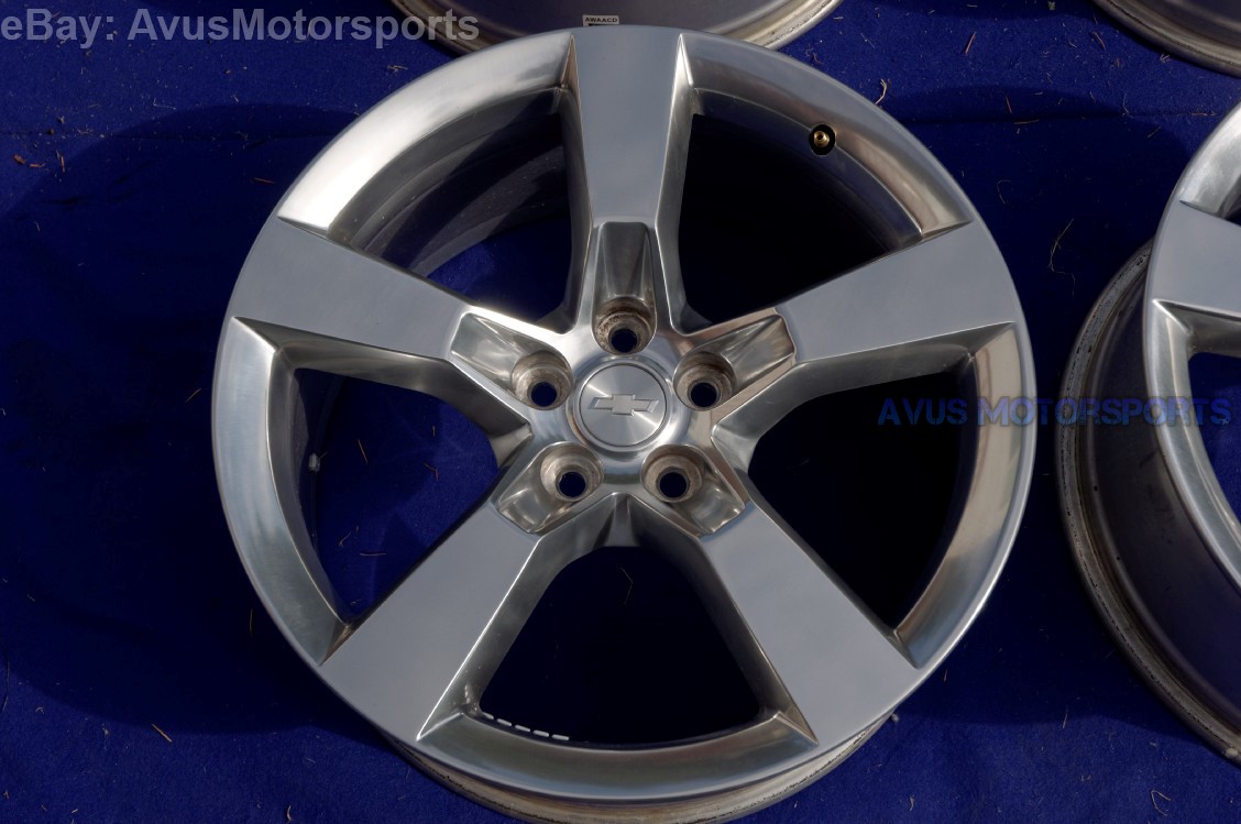 2010 CHEVROLET CAMARO SS 20" OEM FACTORY STAGGERED WHEELS 2011 2012 ...