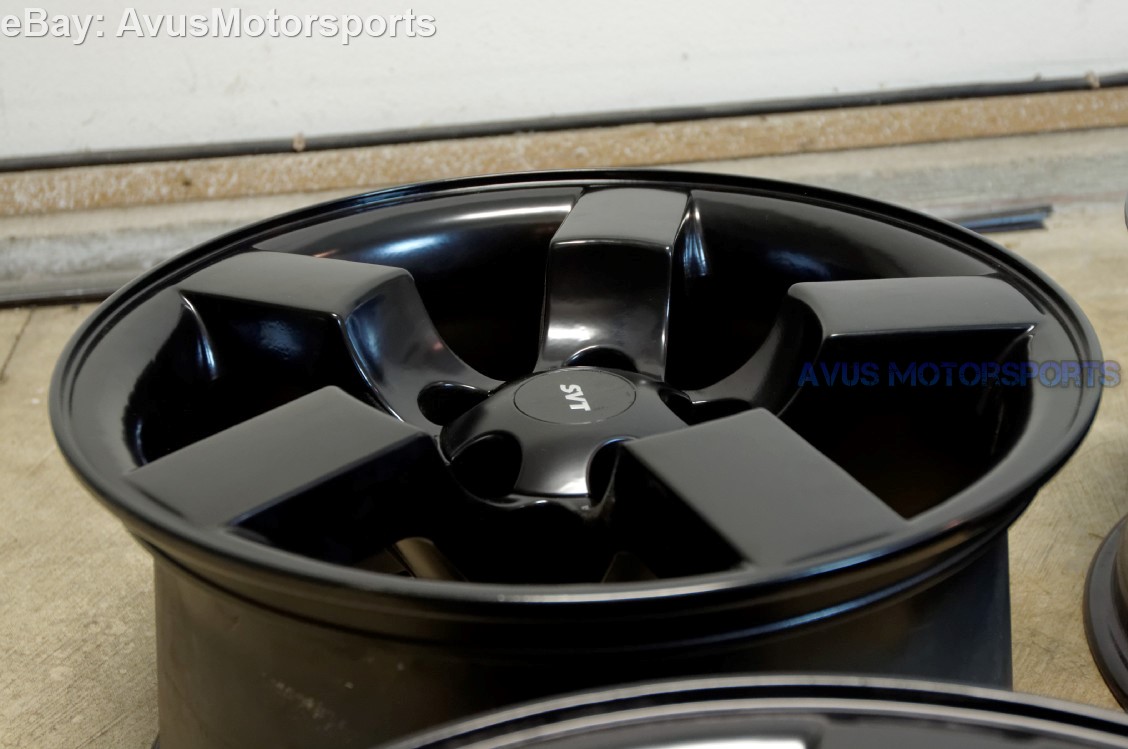 2001 Ford F150 SVT Lightning 18" OEM Factory Wheels Satin Black 2002 ...