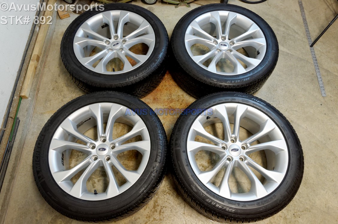 2013 Ford Taurus 19" Factory OEM Wheels Michelin Alpin 255/45r19n snow ...