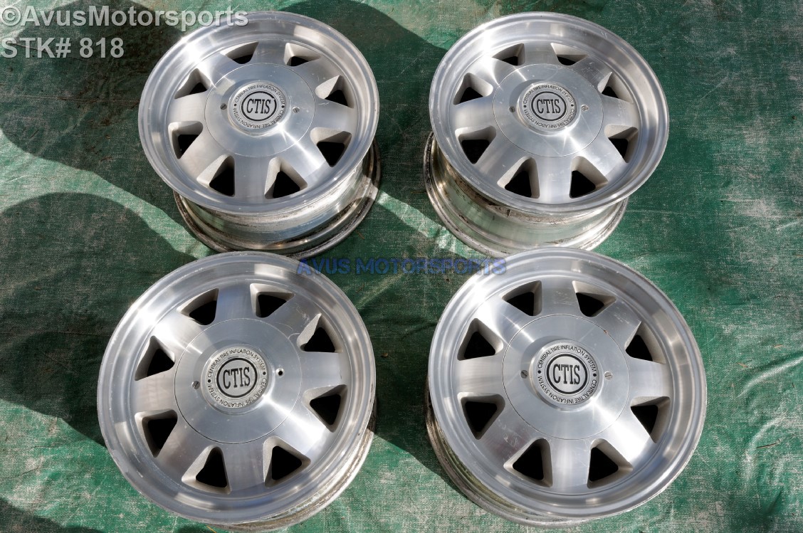 Hummer H1 Hutchinson 16.5" Alloy Wheels Factory OEM Humvee CTIS 8x6.5 ...