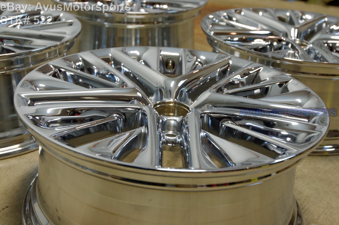 2013 Lexus ES350 OEM 18" Factory Wheels with Brand New Chrome Avalon ...