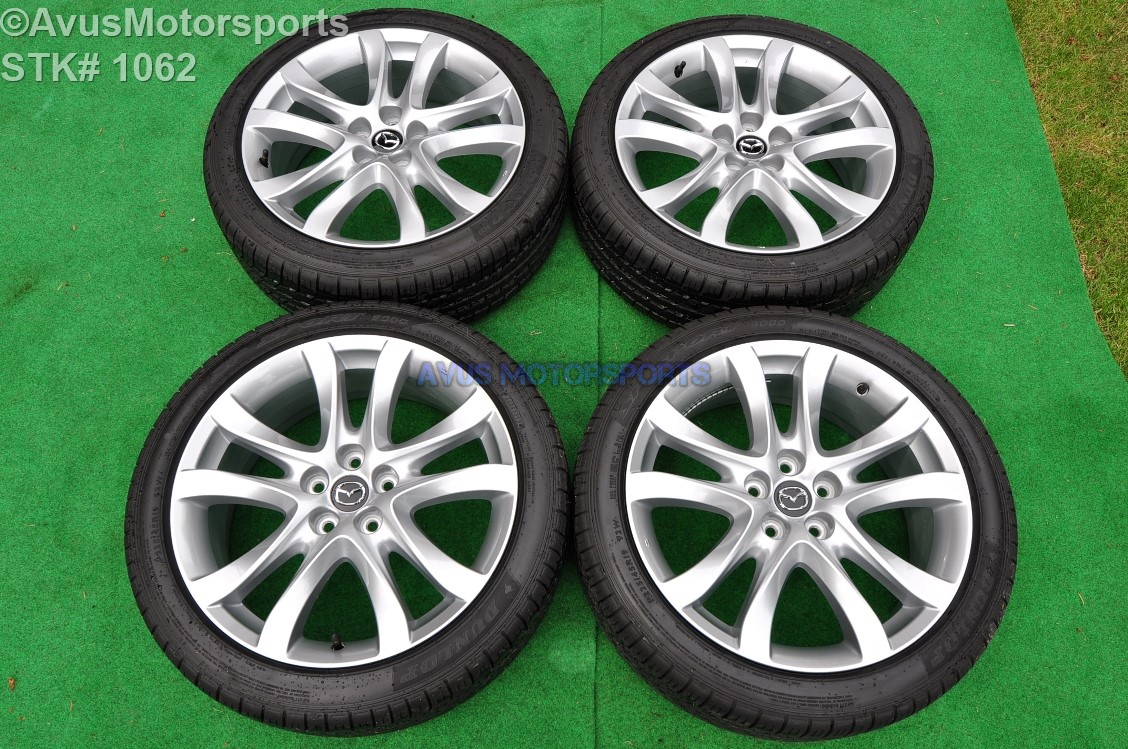Purchase 2016 Mazda 6 Touring OEM 19" Factory Wheels & Dunlop SP Sport ...