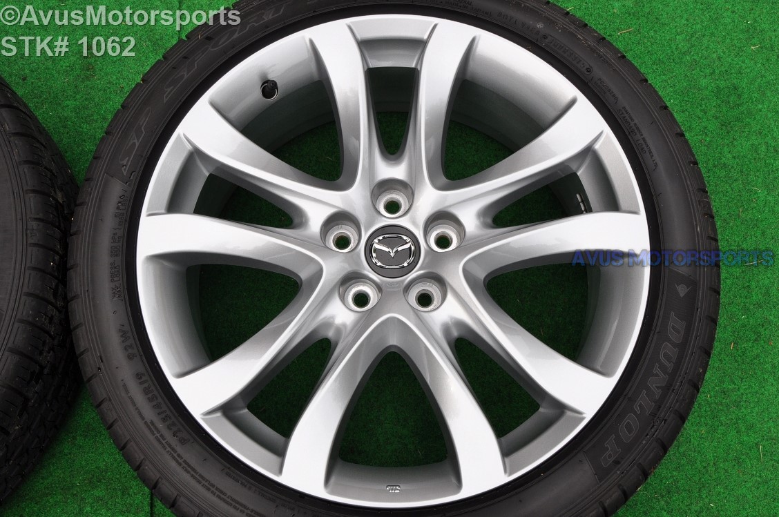 Purchase 2016 Mazda 6 Touring OEM 19" Factory Wheels & Dunlop SP Sport ...