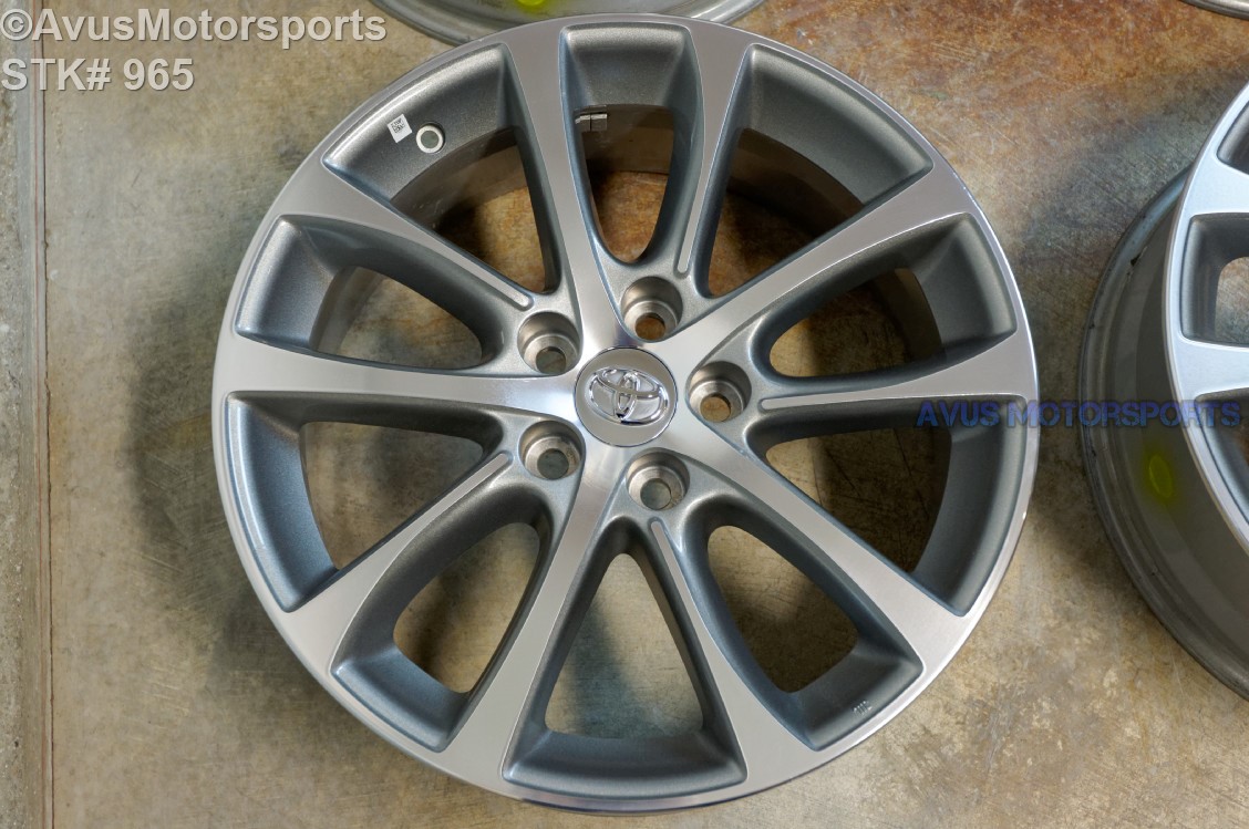 2015 Toyota Avalon OEM 18" Factory Wheels Solara Camry 2012 2013 2014 2015